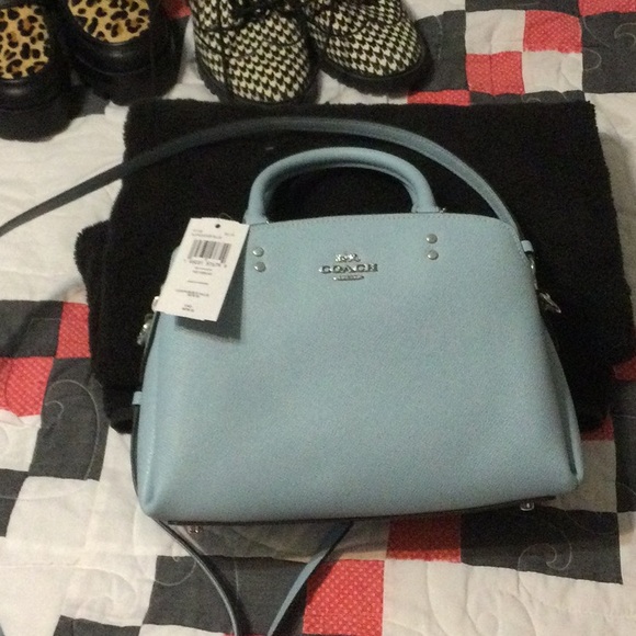 Coach | Bags | Coach Light Blue Womens Handbag | Poshmark